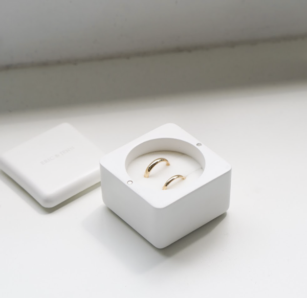 Concrete Jewelry Box - Customized Couple Valentine Gifts